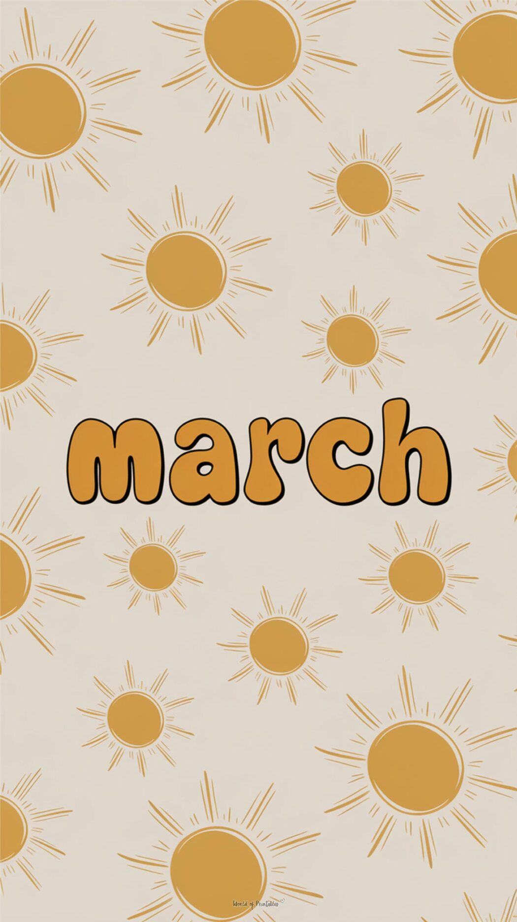 Hello March | 90 Aesthetic Wallpapers For Your Phone This Spring