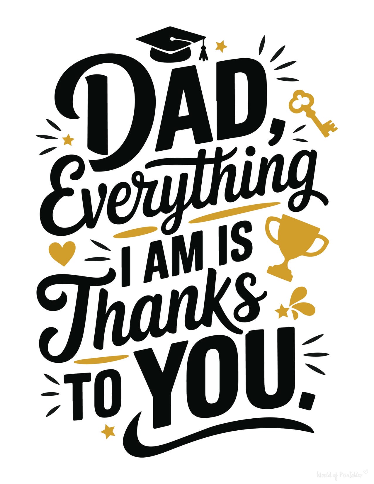 150 Printable Father's Day Cards - World of Printables