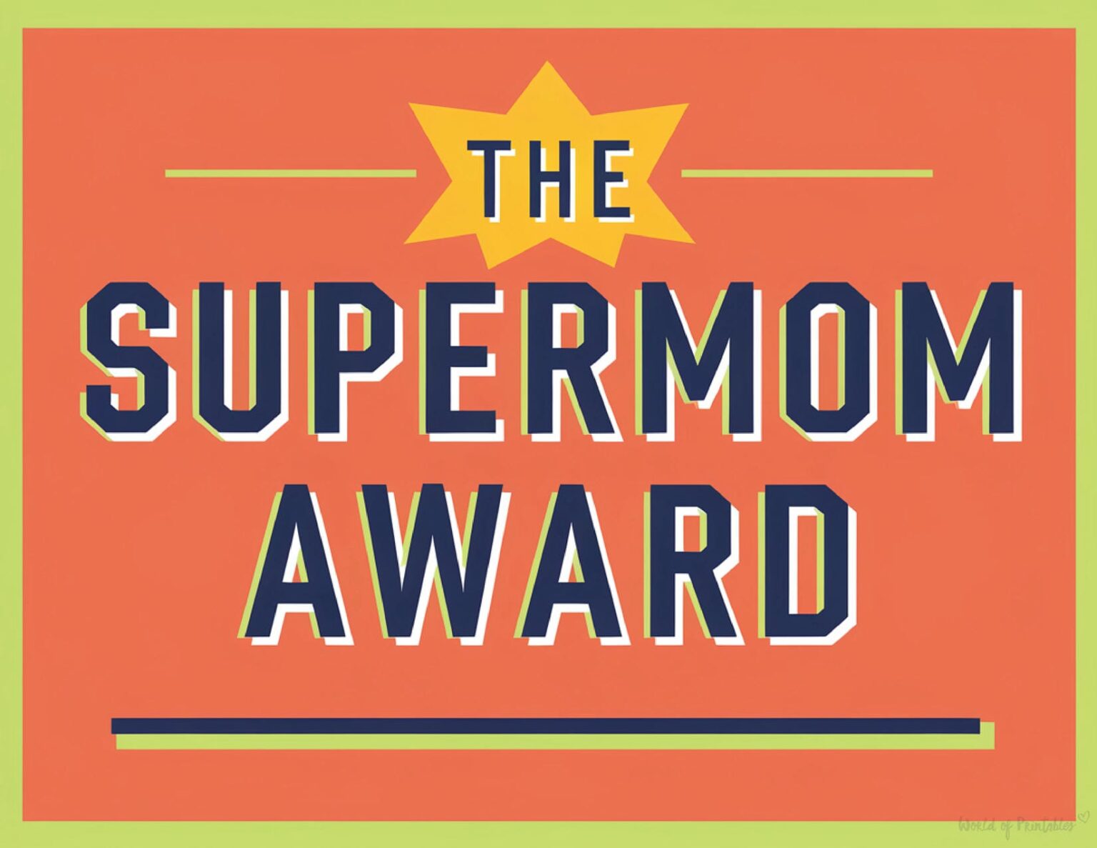 Printable Mother's Day Certificates - World of Printables