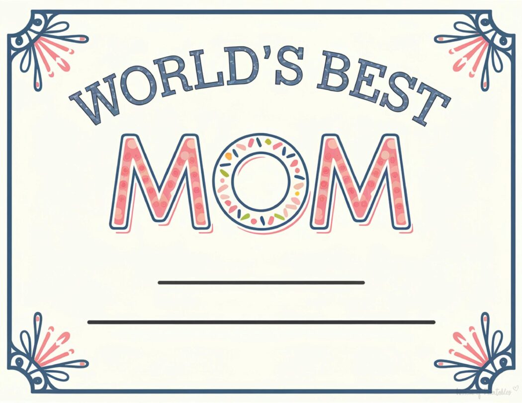 Printable Mother's Day Certificates - World of Printables
