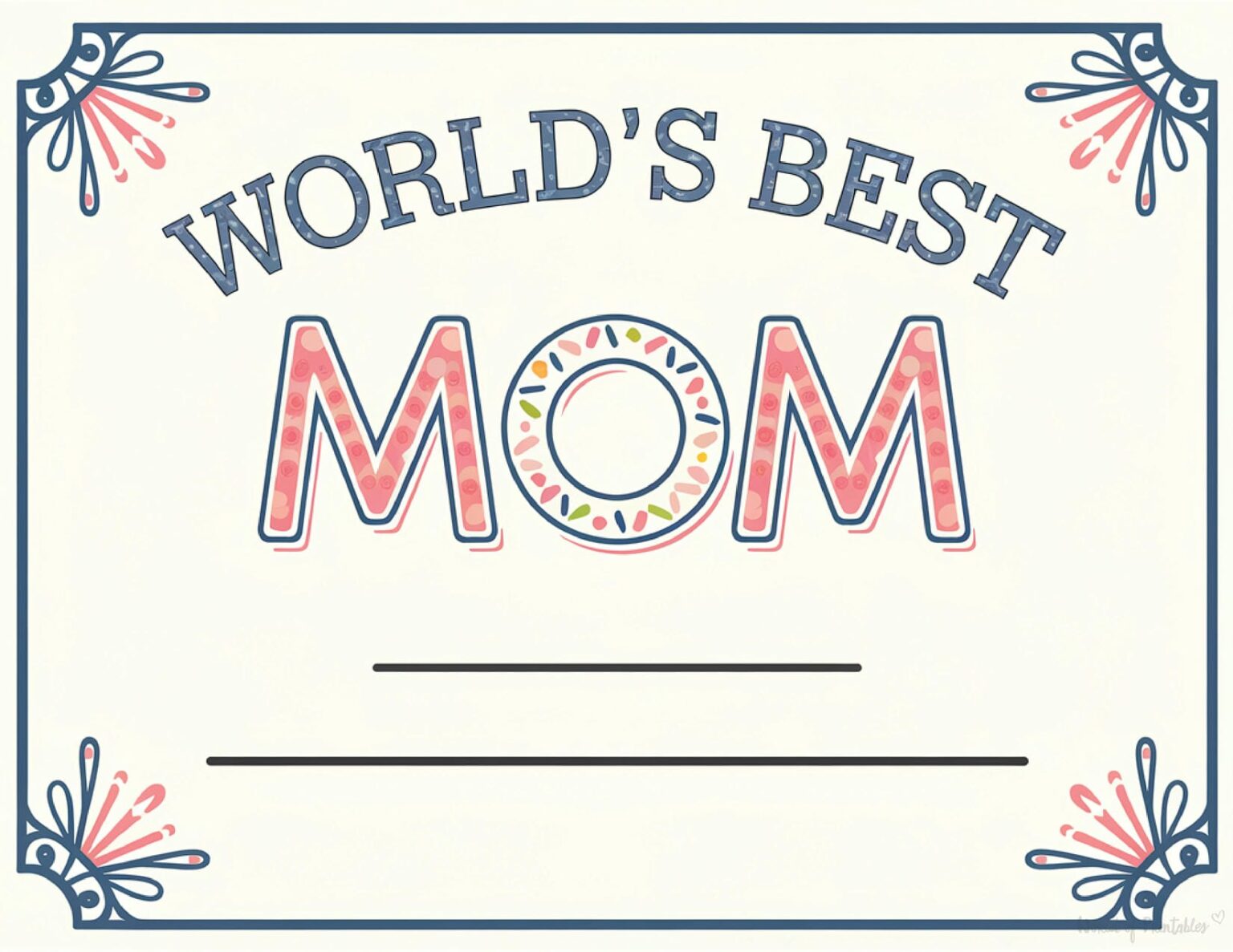 Printable Mother's Day Certificates - World of Printables
