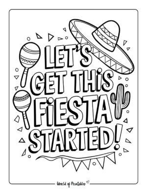 Cinco de Mayo Coloring Pages – Fun & Festive Printables! - World of ...