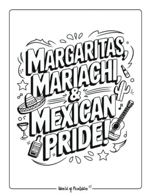 Cinco de Mayo Coloring Pages – Fun & Festive Printables! - World of ...