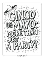 Cinco de Mayo Coloring Pages – Fun & Festive Printables! - World of ...