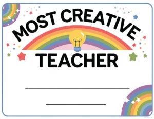 Teacher Appreciation Certificates – Printable Awards to Say Thank You ...