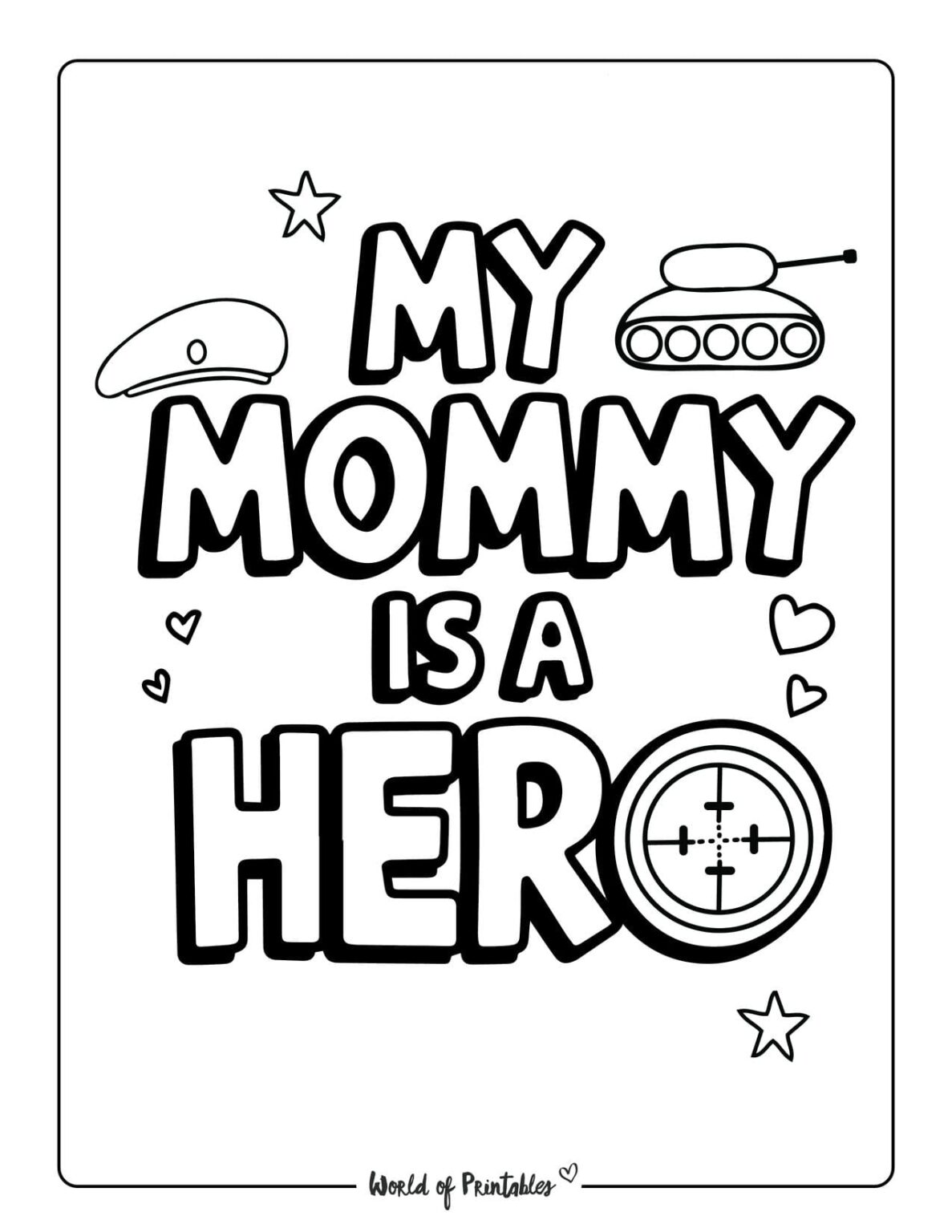 Memorial Day Coloring Pages – Honor & Remember Our Heroes - World of ...