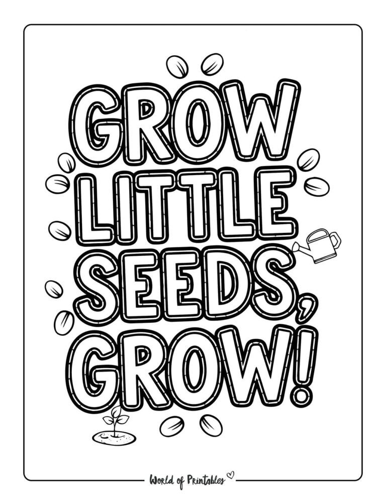 Spring Coloring Pages - World of Printables
