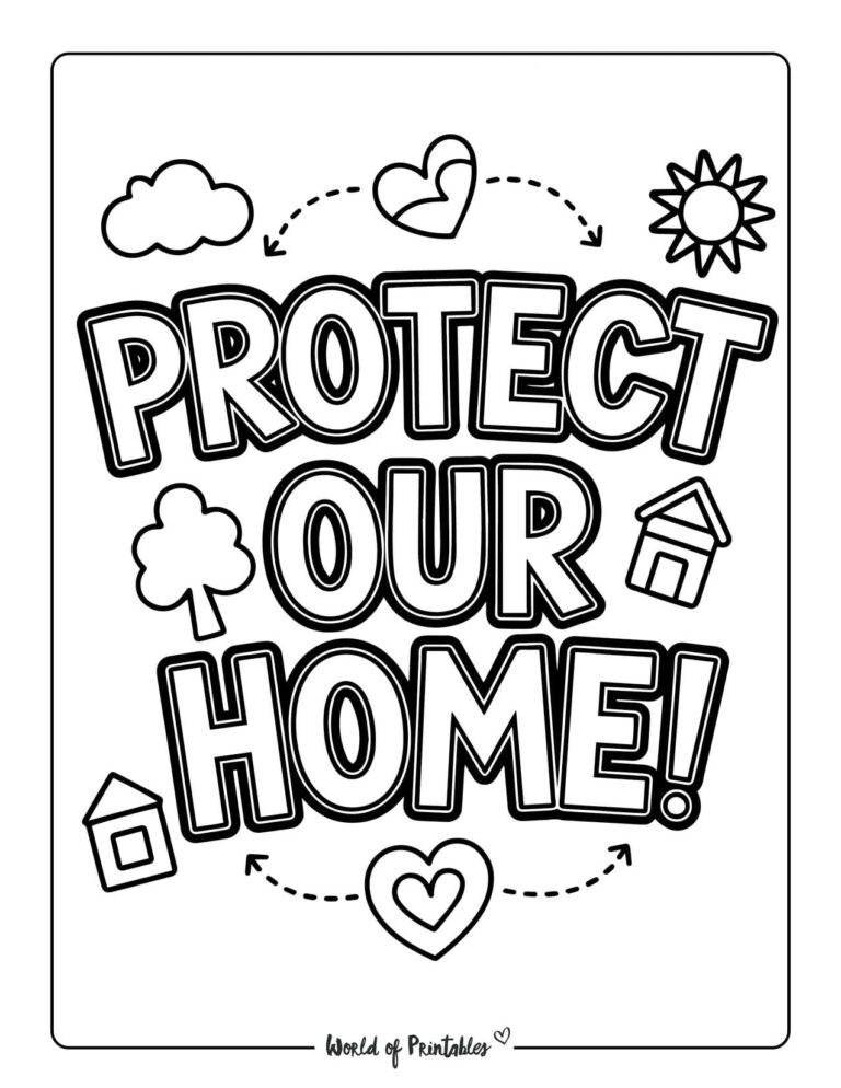 Earth Day Coloring Pages – Fun & Educational! - World of Printables