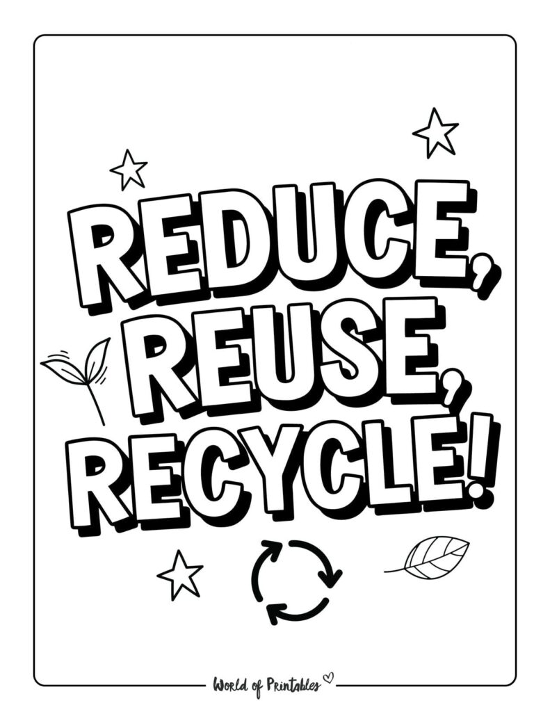 Earth Day Coloring Pages – Fun & Educational! - World of Printables