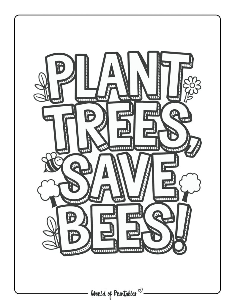 Earth Day Coloring Pages – Fun & Educational! - World of Printables