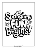 Spring Coloring Pages - World of Printables