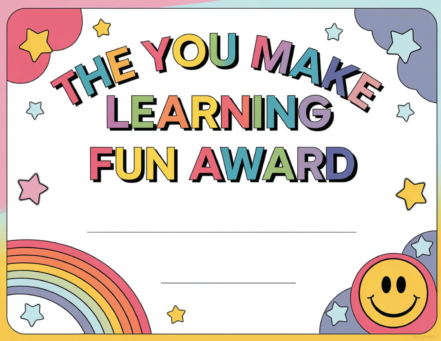 Teacher Appreciation Certificates – Printable Awards to Say Thank You ...