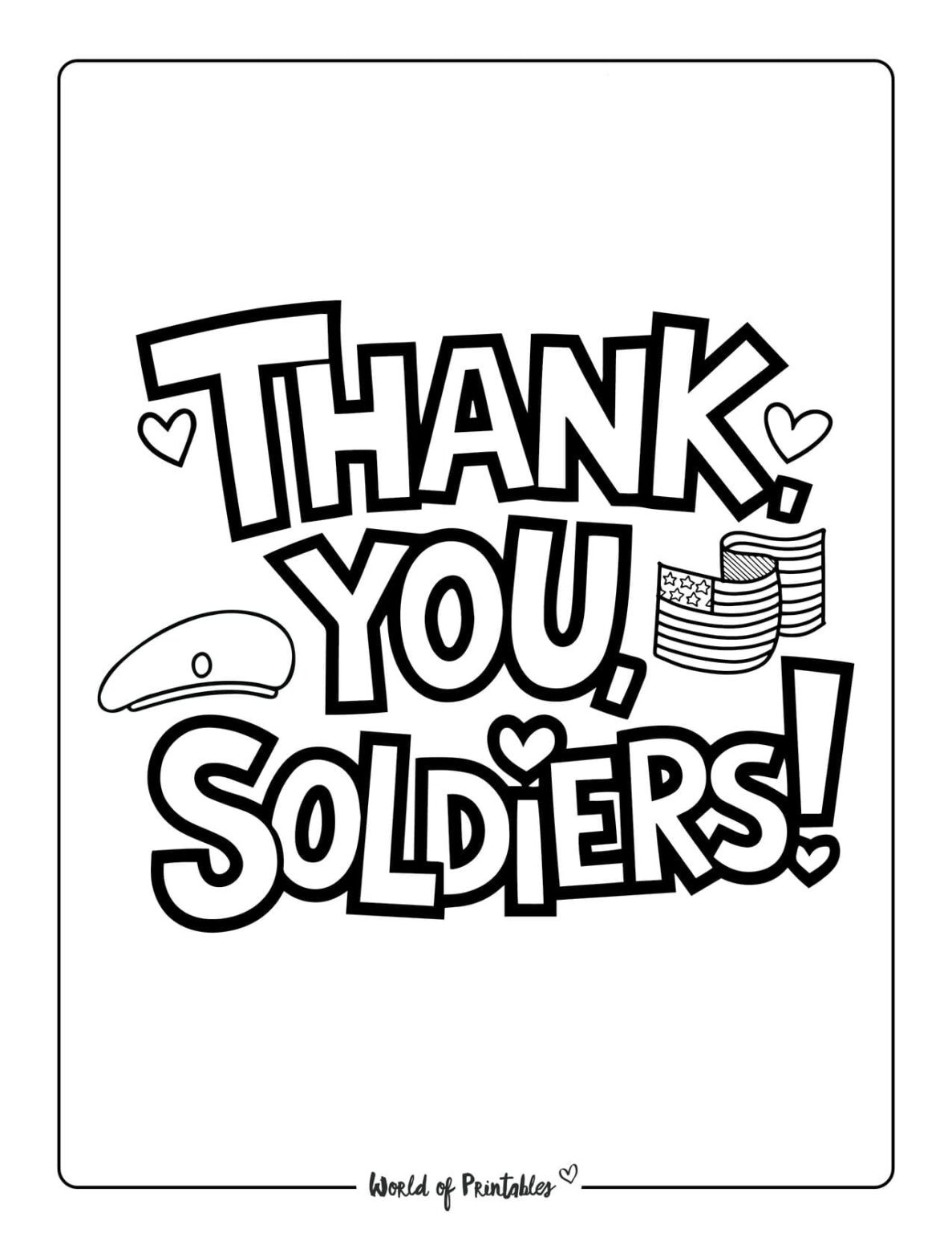 Memorial Day Coloring Pages – Honor & Remember Our Heroes - World of ...