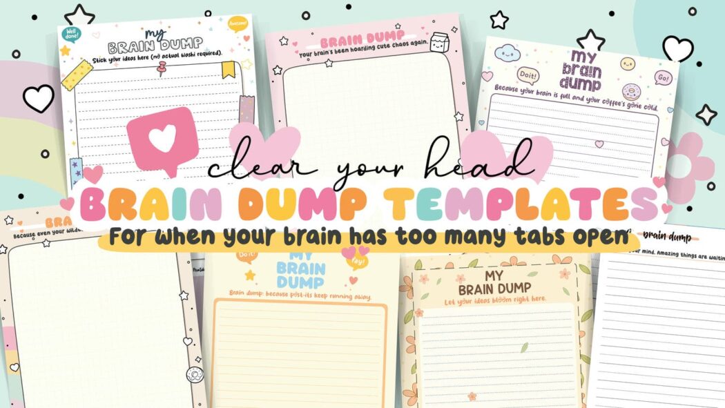 Brain Dump Templates - World of Printables