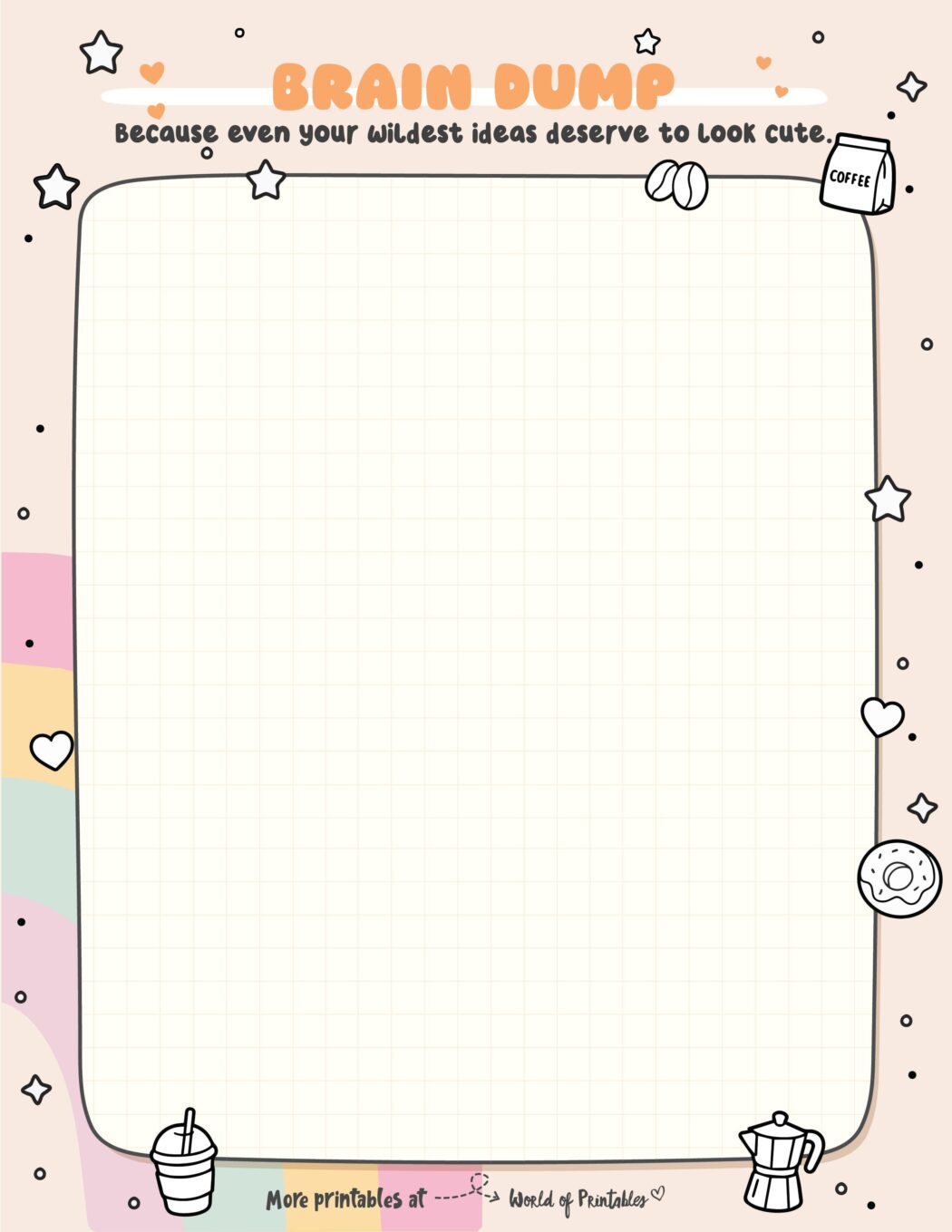 Brain Dump Templates - World of Printables