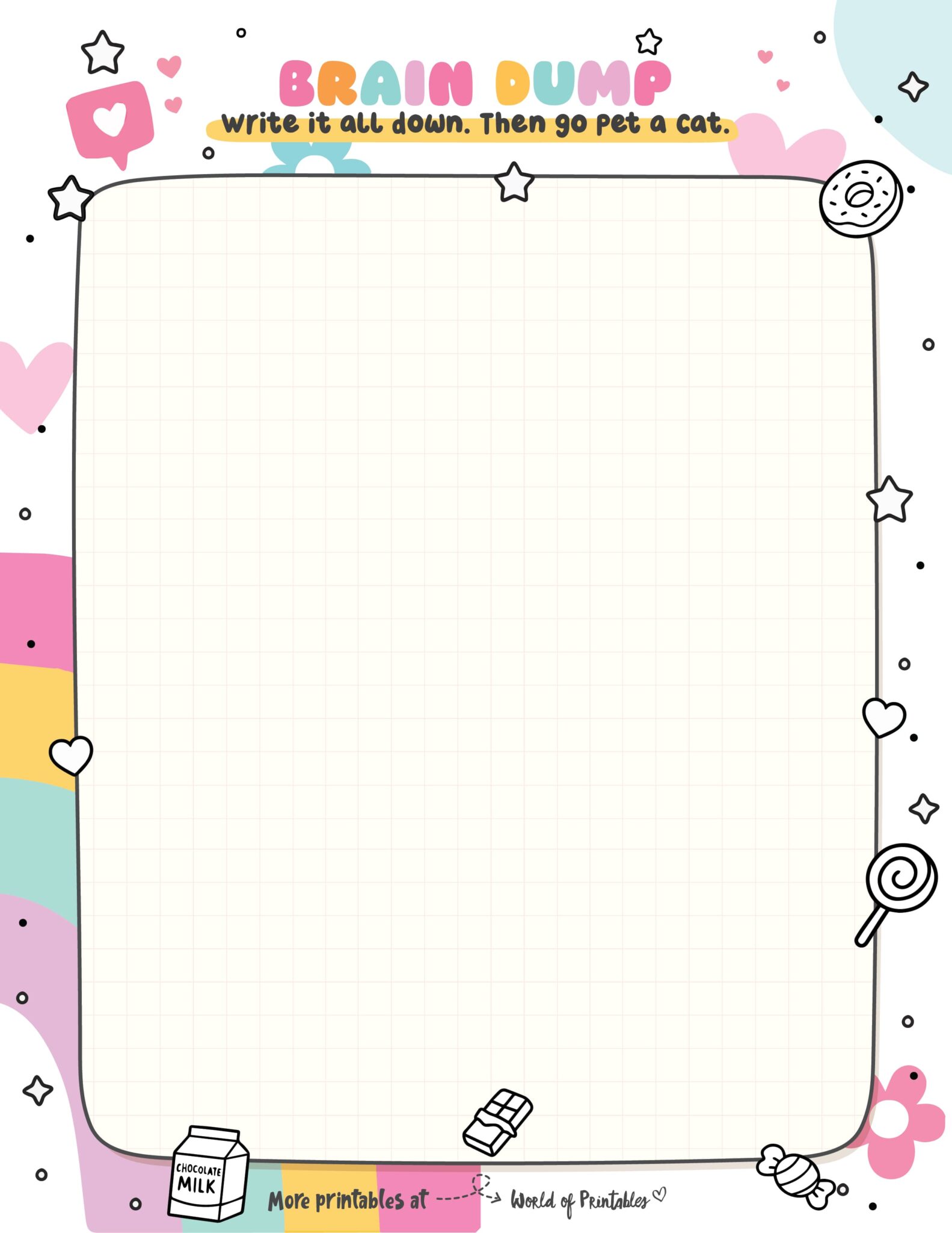 Brain Dump Templates - World of Printables