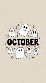 Cute & Spooky October Phone Wallpapers