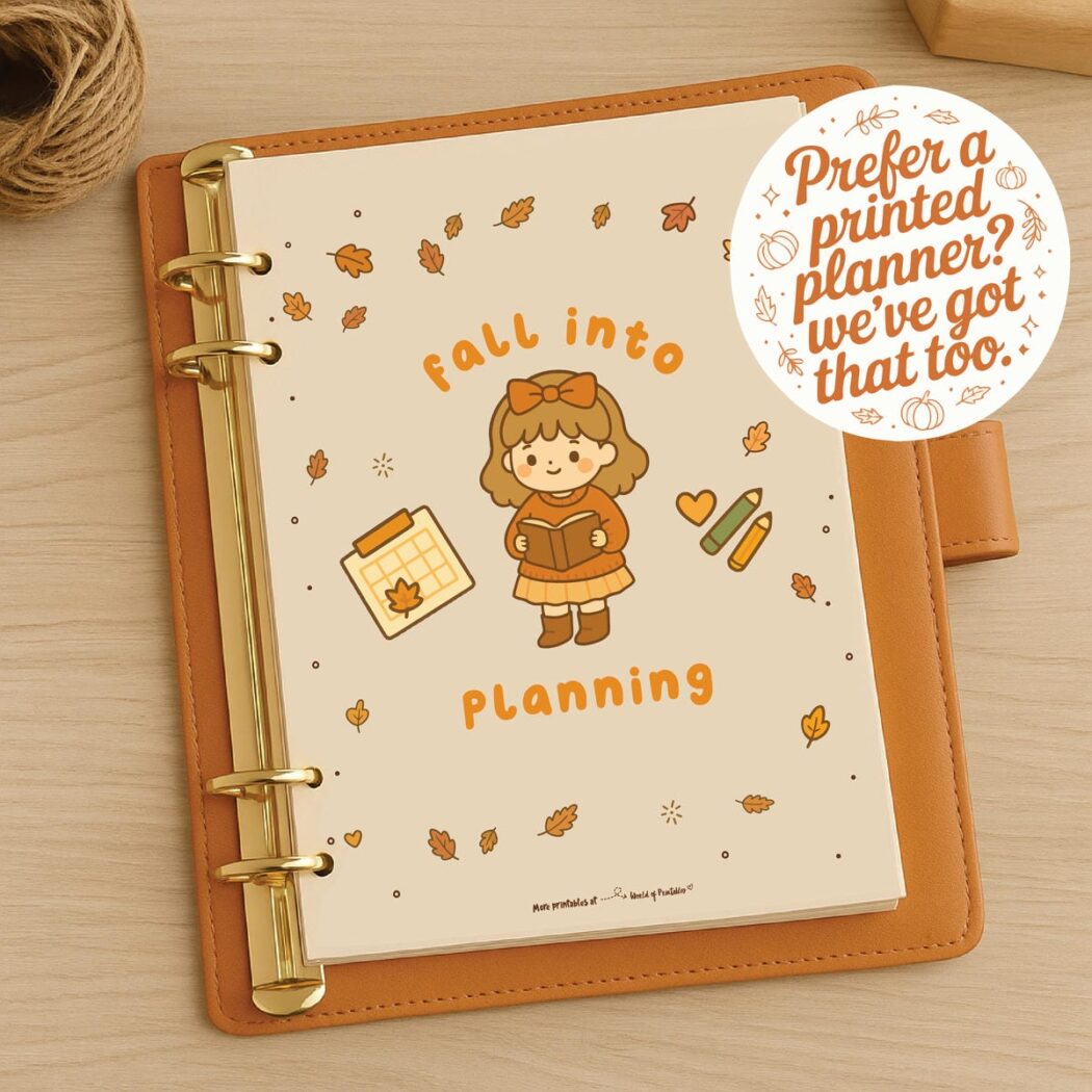 The Cutest Fall Digital Planner for Goodnotes – 45+ Cozy Pages Included ...