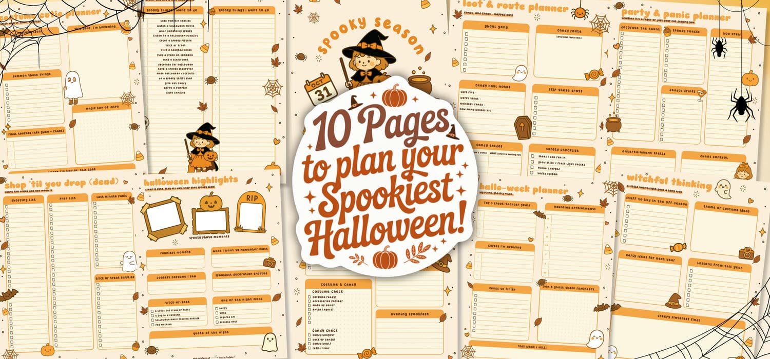 Halloween Planner Pack - The Ultimate Spooky Season Add-On - World of ...