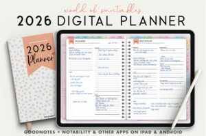 20 Free Digital Planners for 2026 - The Ultimate Collection - World of ...