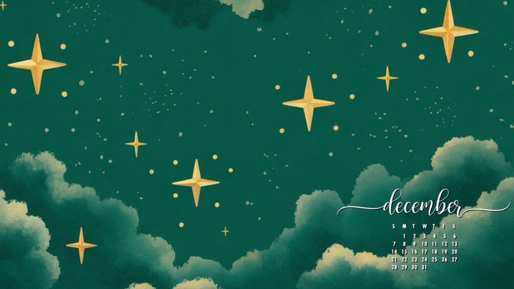 78 Free December 2025 Calendar Wallpapers for Phone and Desktop