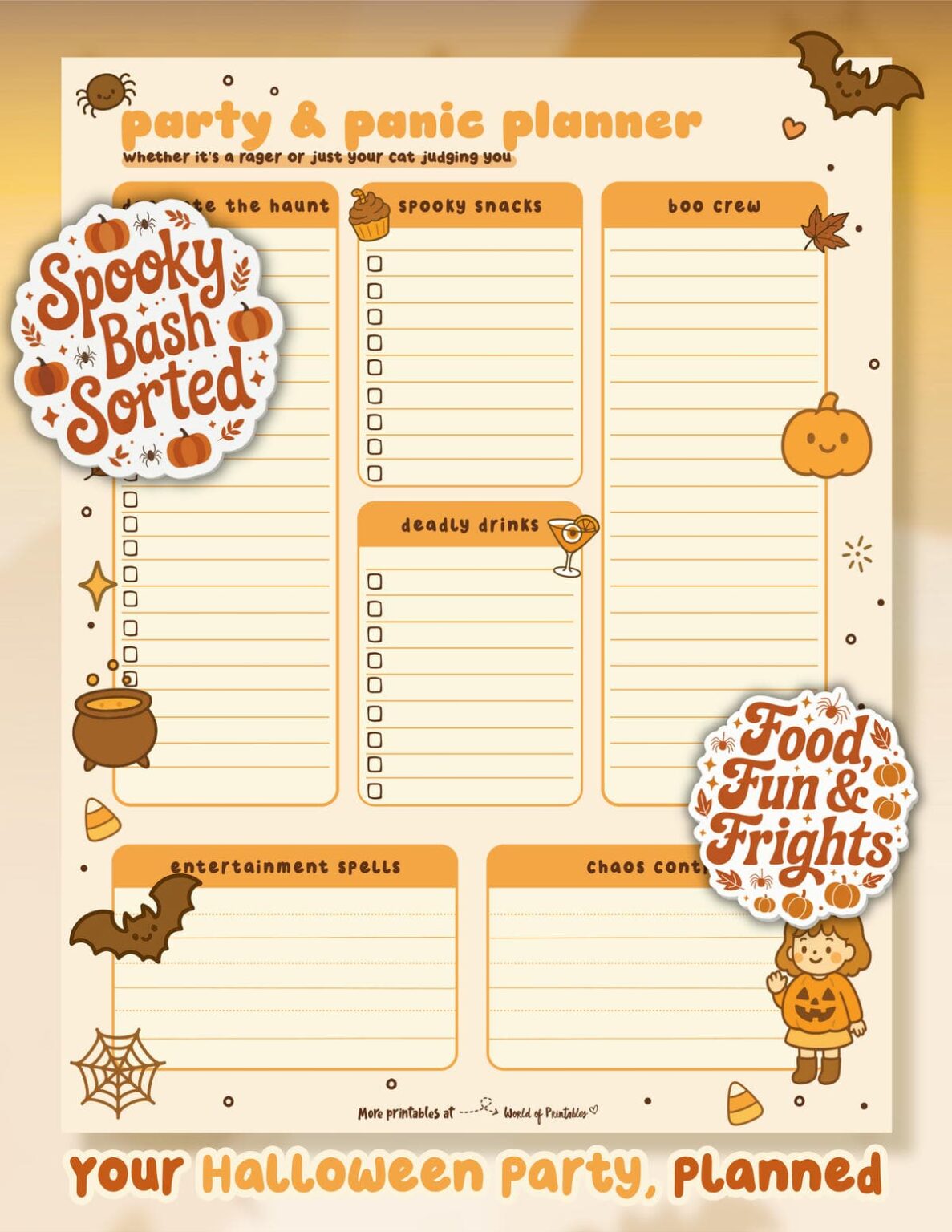 Halloween Planner Pack - The Ultimate Spooky Season Add-On - World of ...