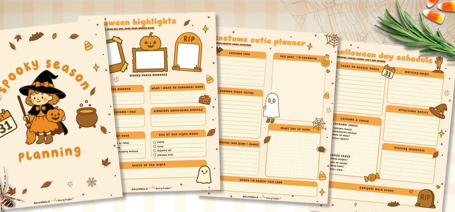 Halloween Planner Pack - The Ultimate Spooky Season Add-On - World of ...