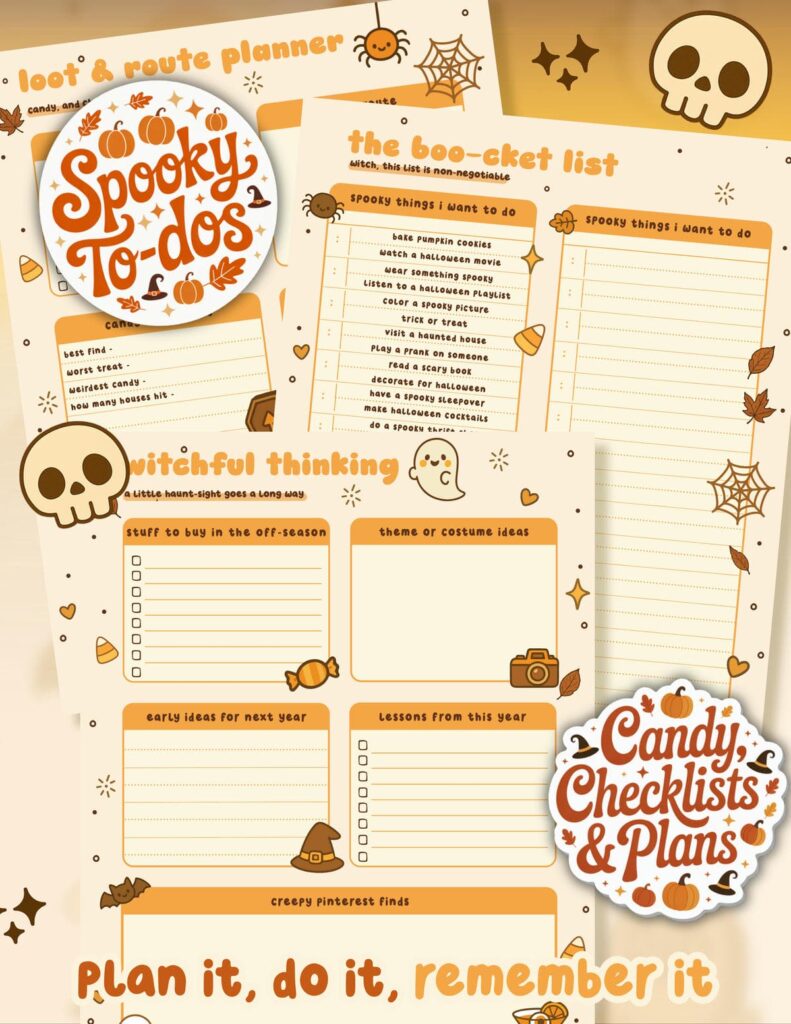 Halloween Planner Pack - The Ultimate Spooky Season Add-On - World of Printables