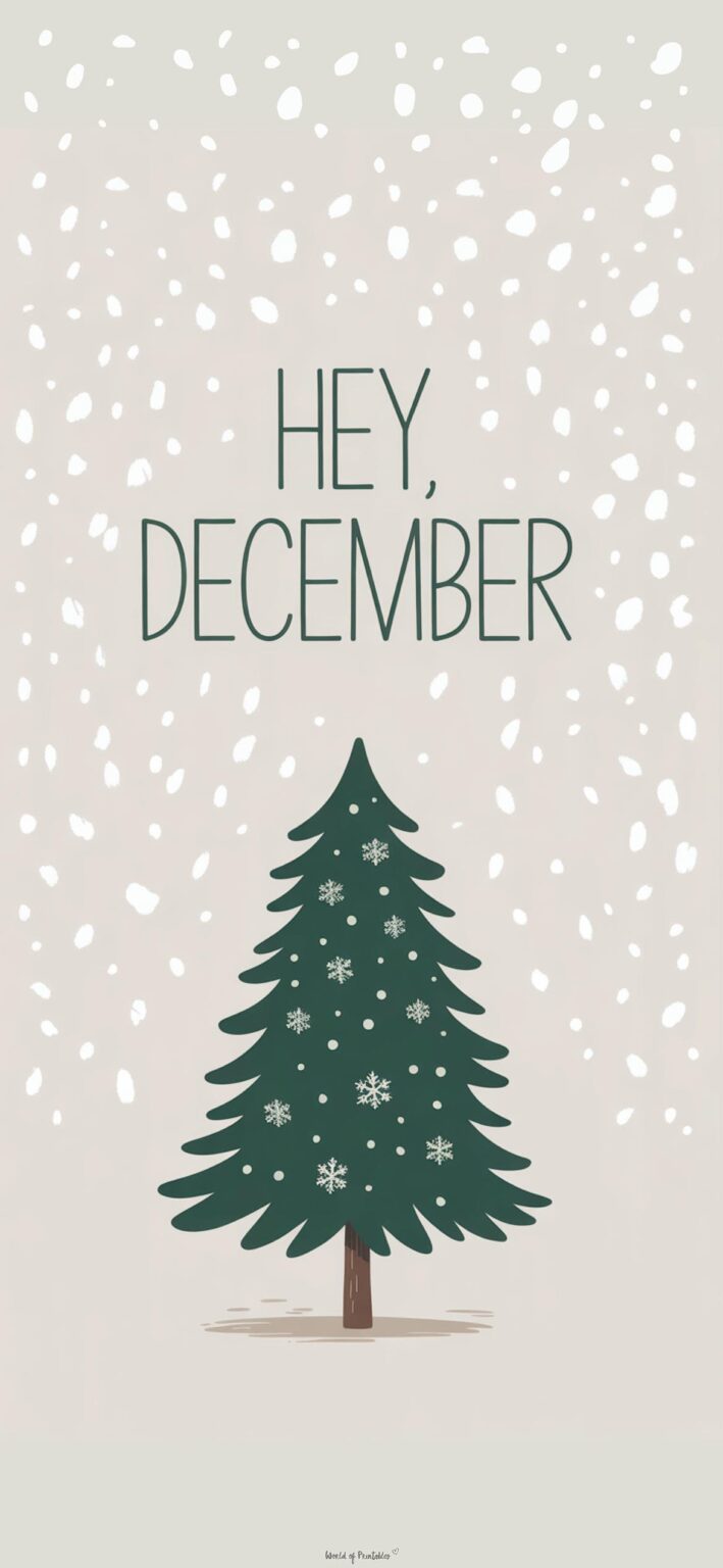 55 Free December Phone Wallpapers for iPhone and Android