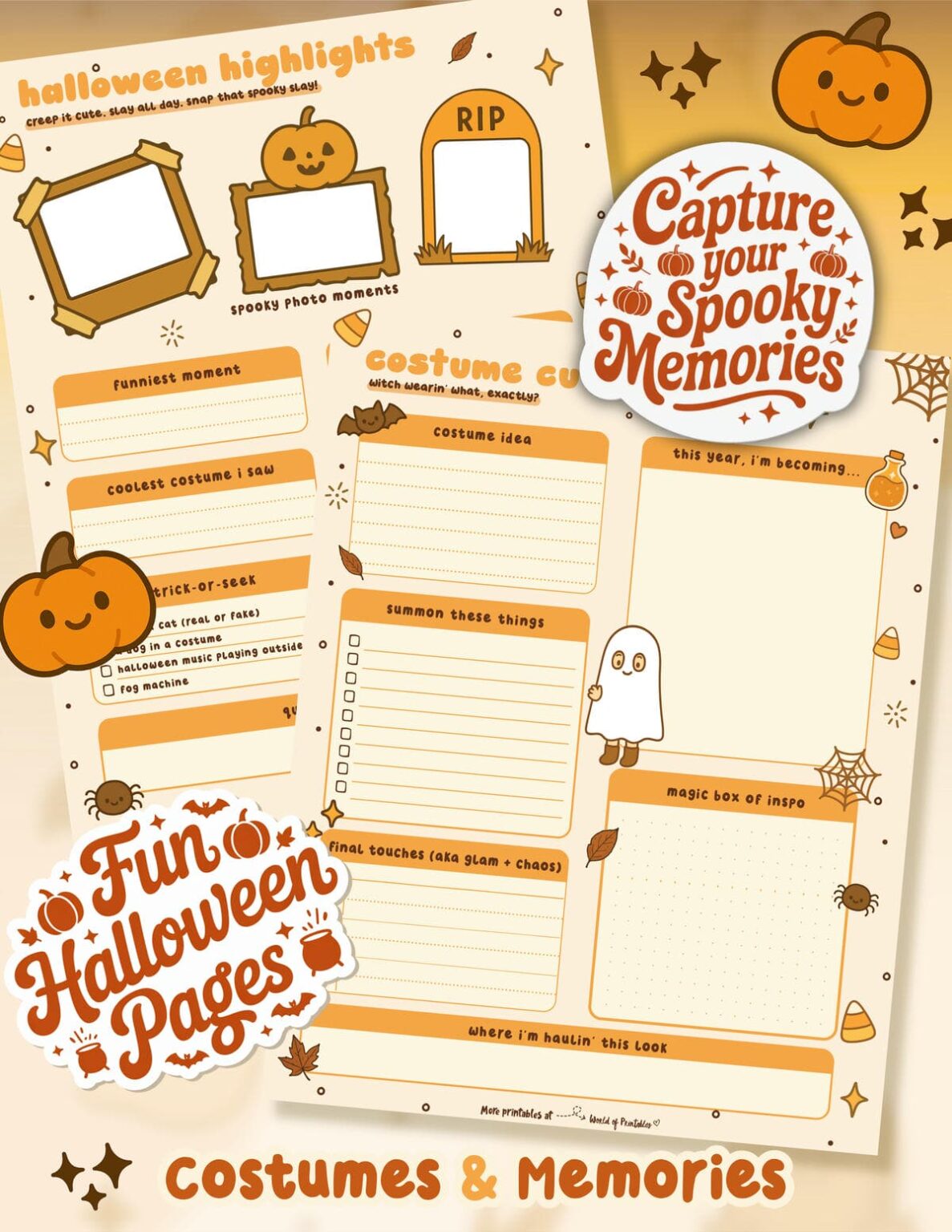 Halloween Planner Pack - The Ultimate Spooky Season Add-On - World of ...