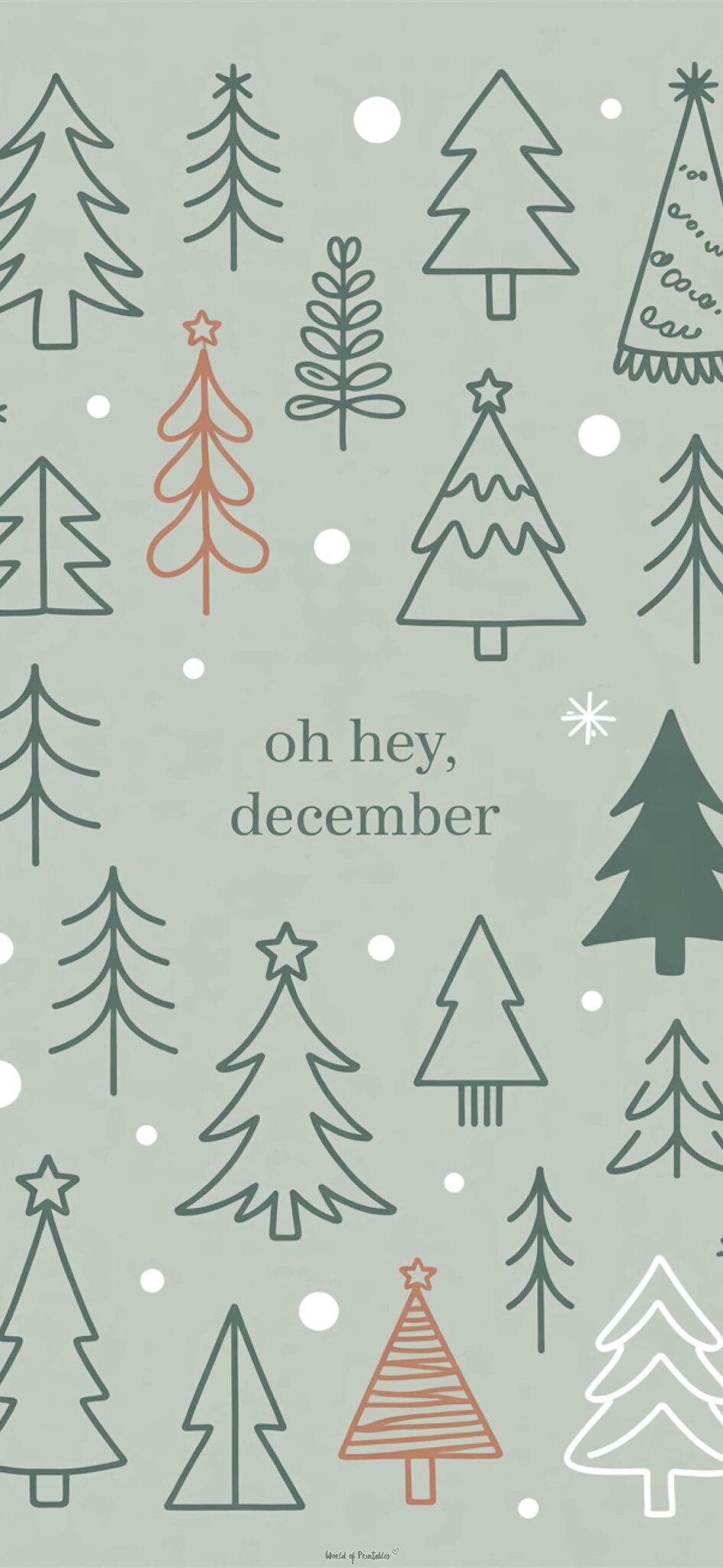 55 Free December Phone Wallpapers for iPhone and Android