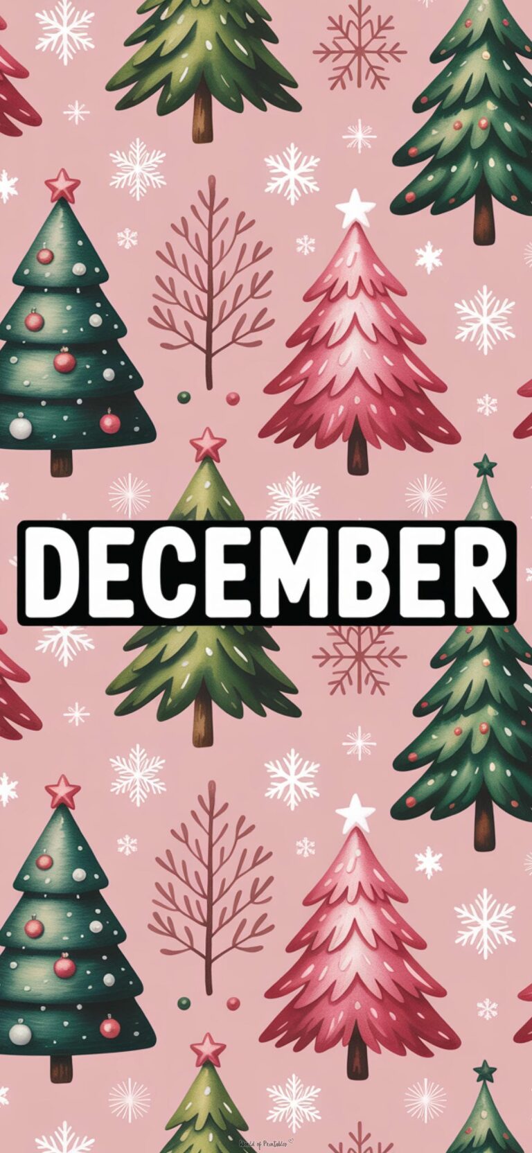55 Free December Phone Wallpapers for iPhone and Android