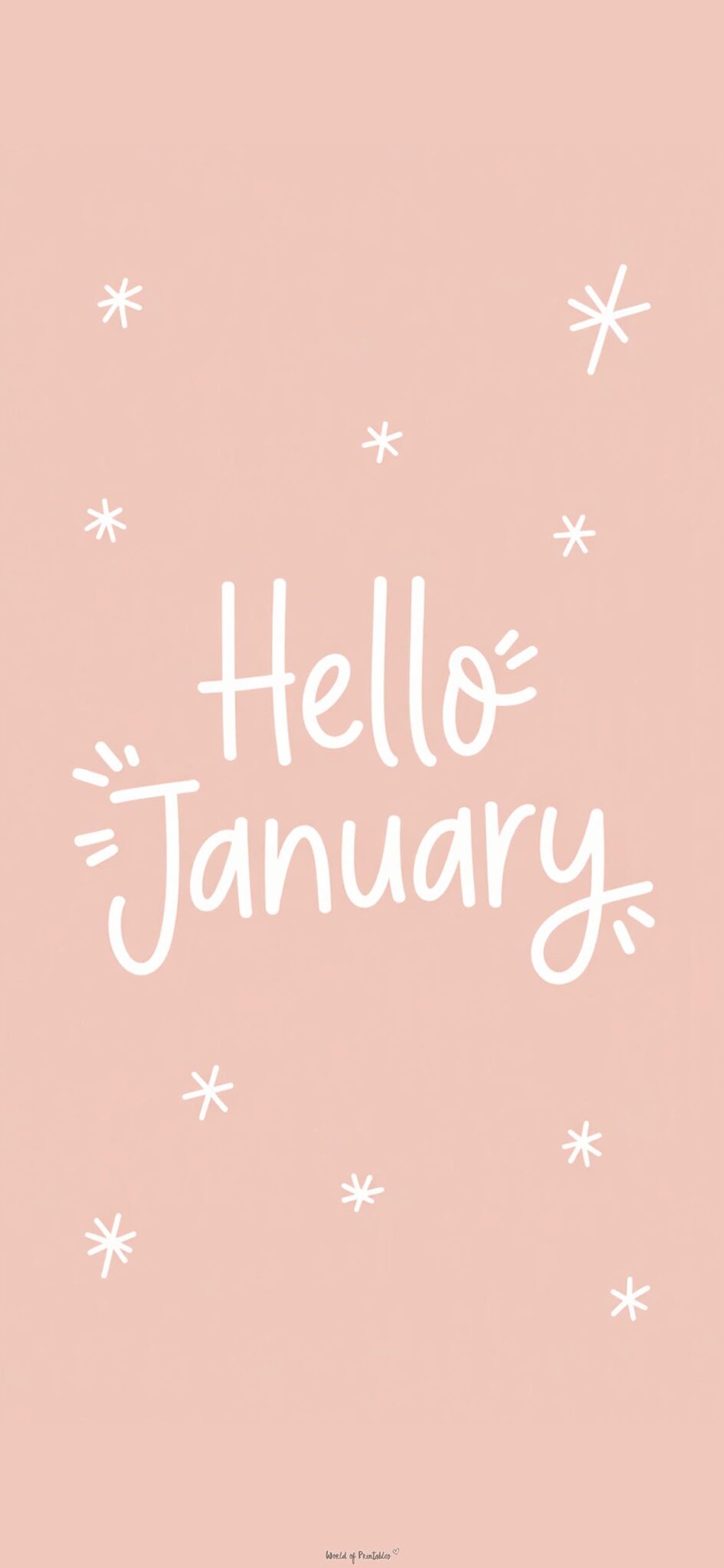 46 Free January Phone Wallpapers for iPhone and Android