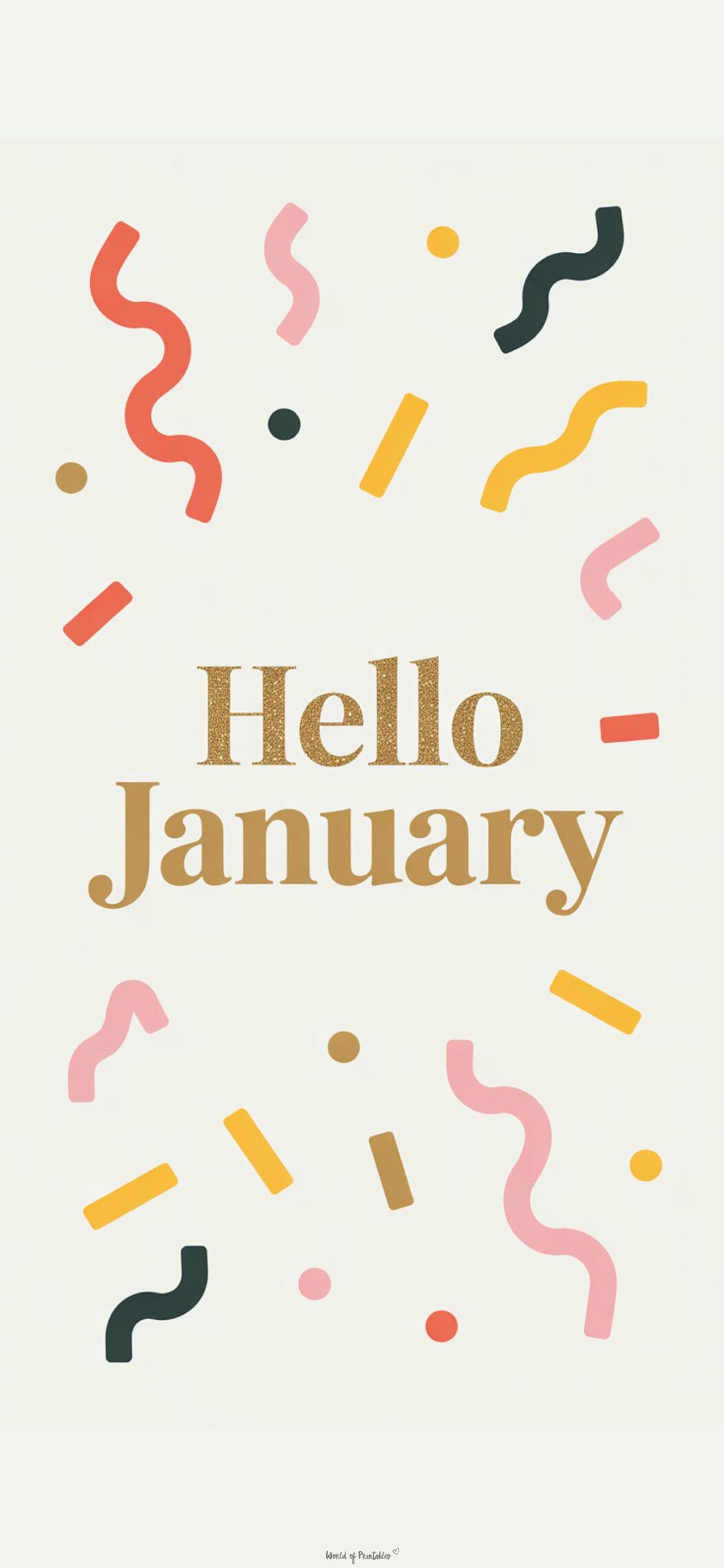 46 Free January Phone Wallpapers for iPhone and Android