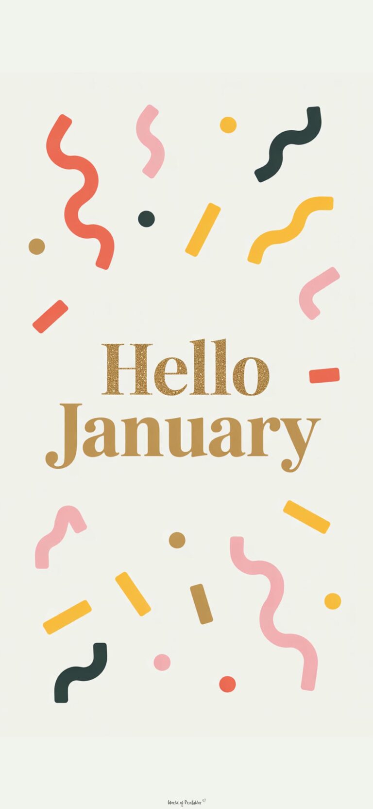 46 Free January Phone Wallpapers for iPhone and Android