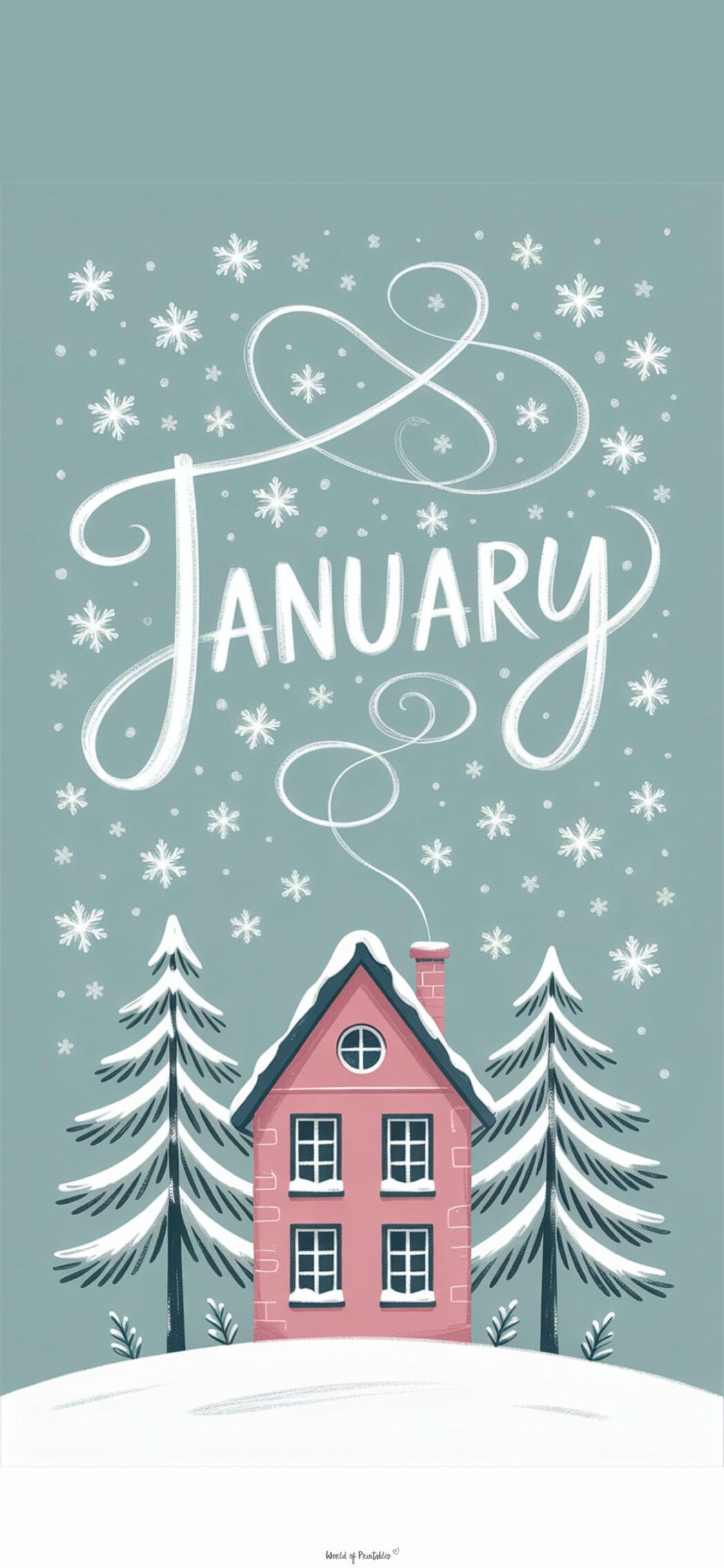 46 Free January Phone Wallpapers for iPhone and Android