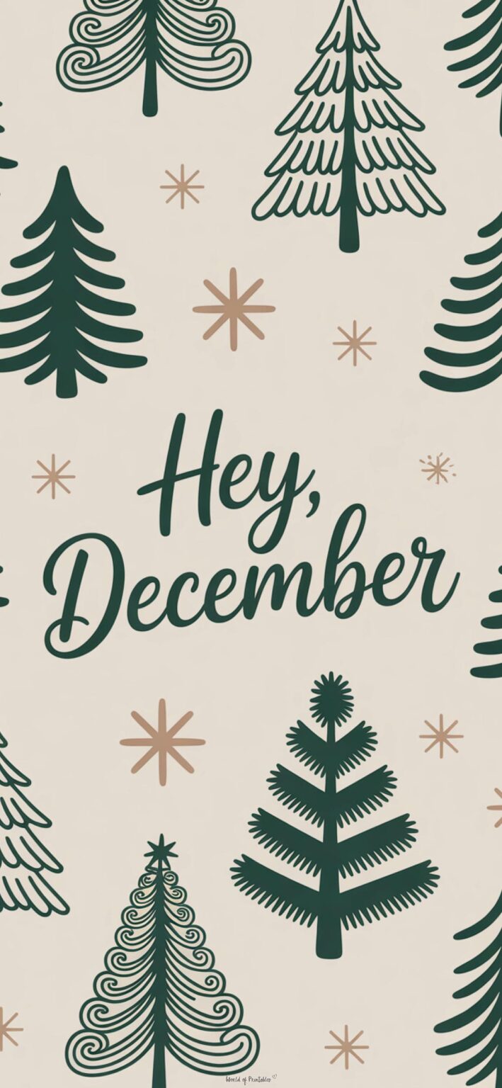 55 Free December Phone Wallpapers for iPhone and Android