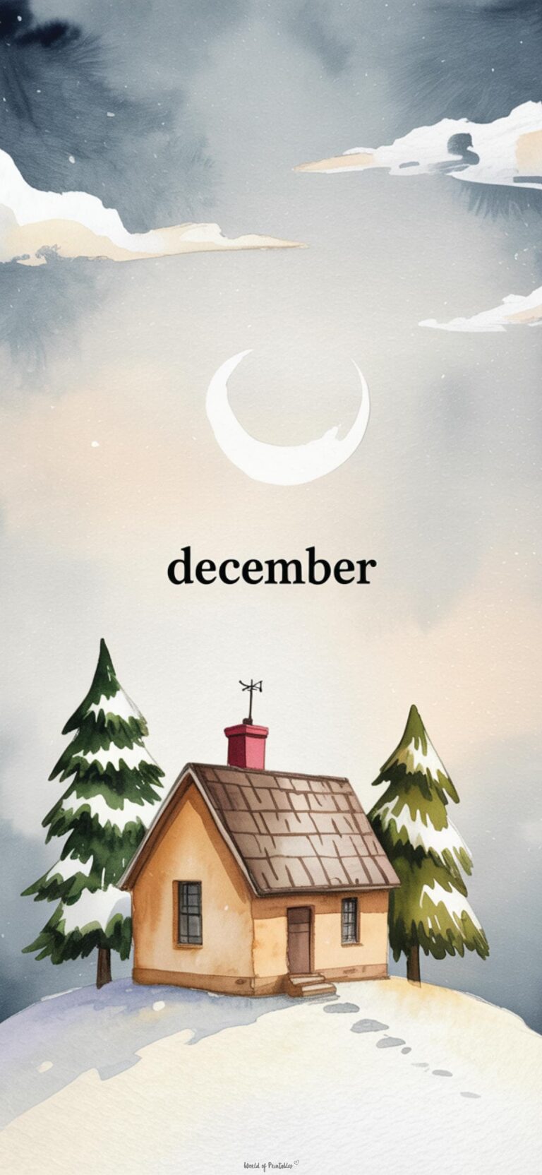 55 Free December Phone Wallpapers for iPhone and Android
