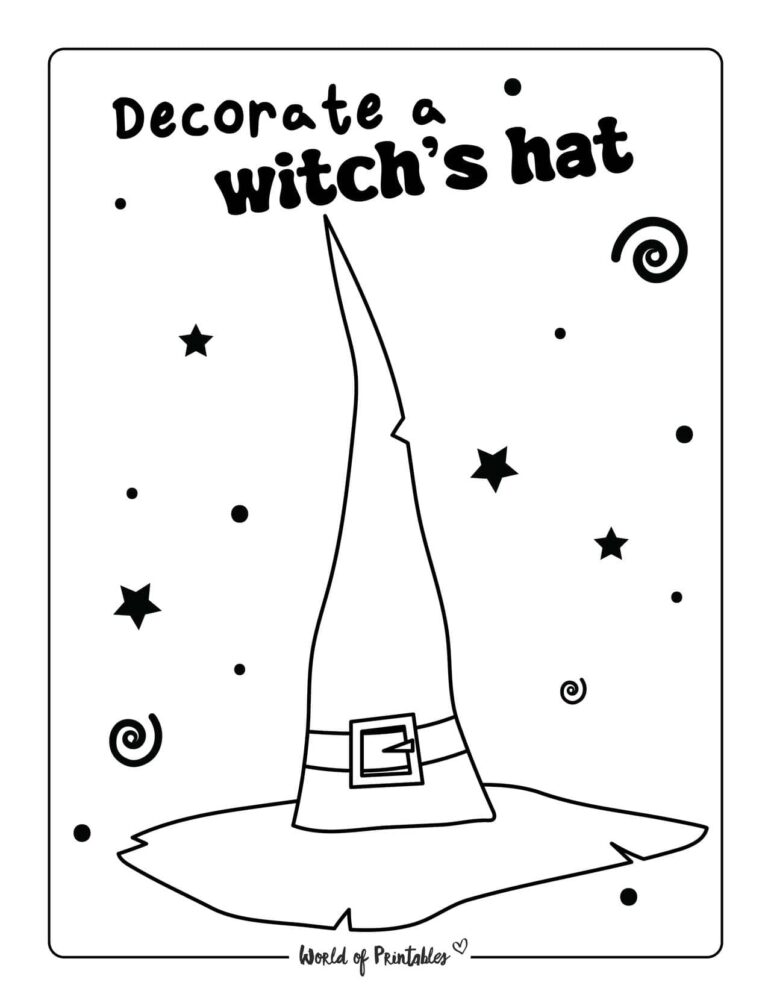 100+ Free Printable Halloween Worksheets - World of Printables