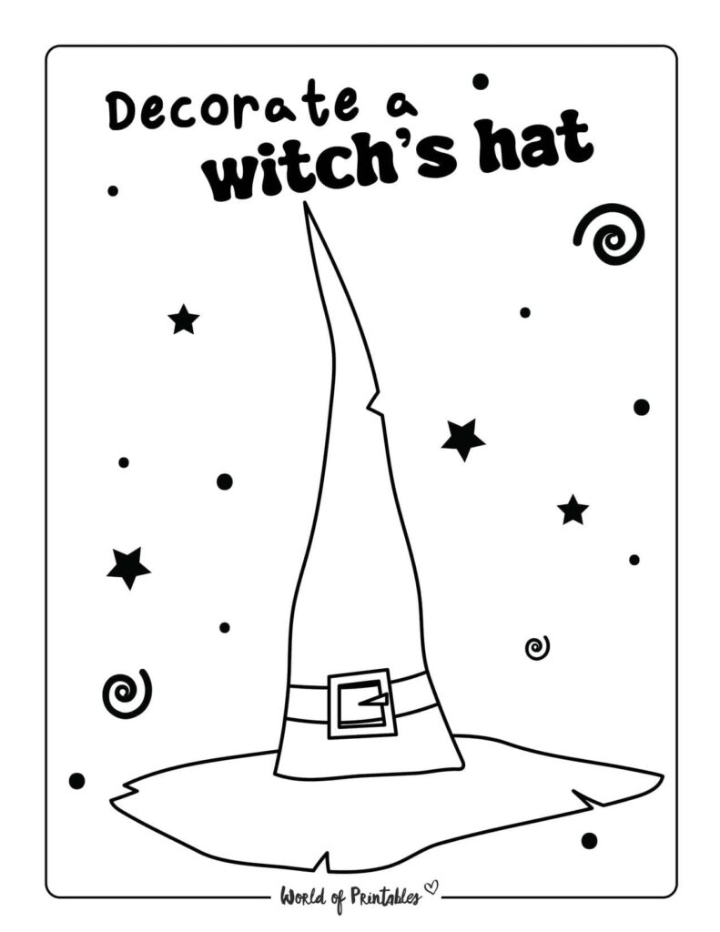 100+ Free Printable Halloween Worksheets - World of Printables