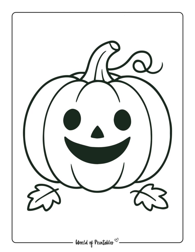 70+ Free Pumpkin Coloring Pages for Kids & Adults (PDF Printables ...