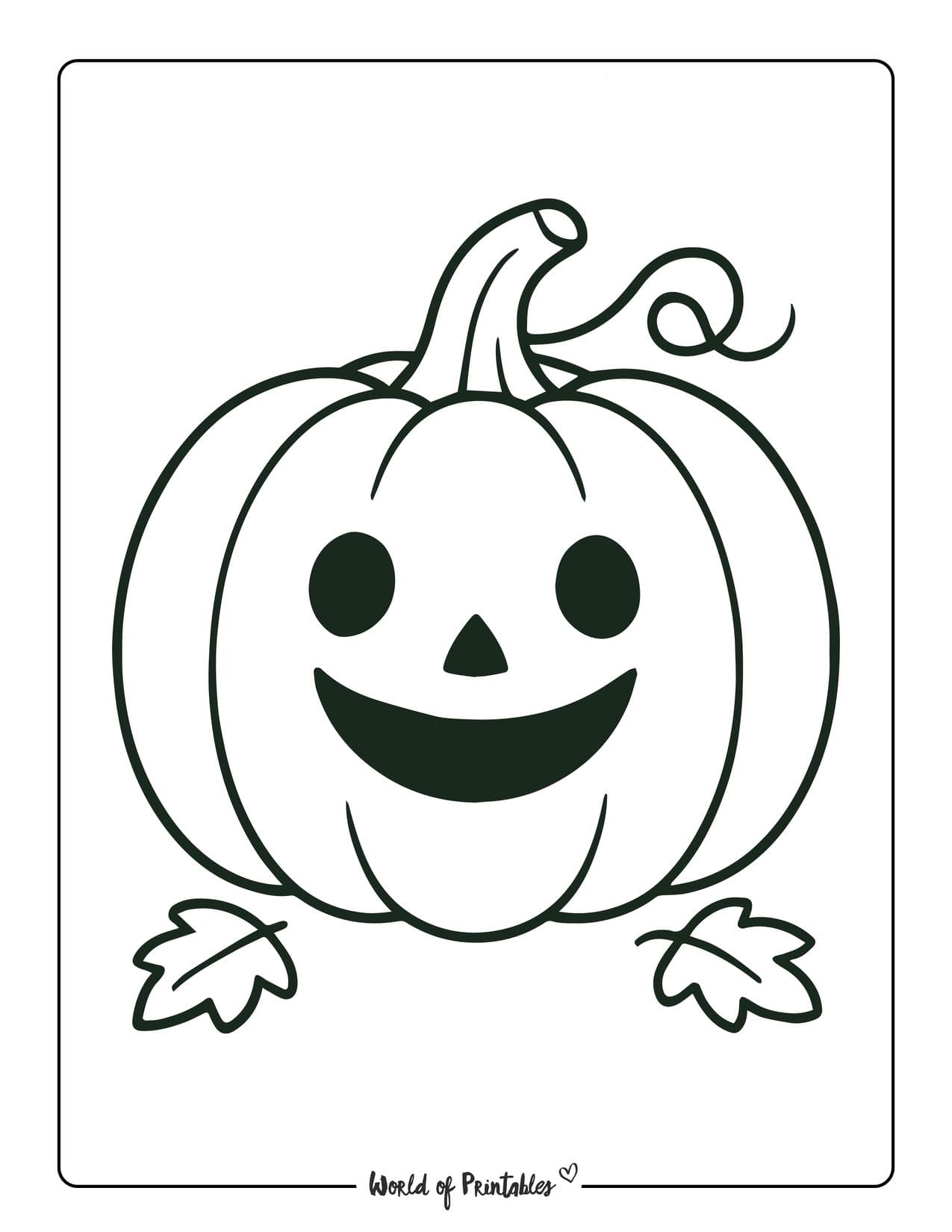 70+ Free Pumpkin Coloring Pages for Kids & Adults (PDF Printables ...