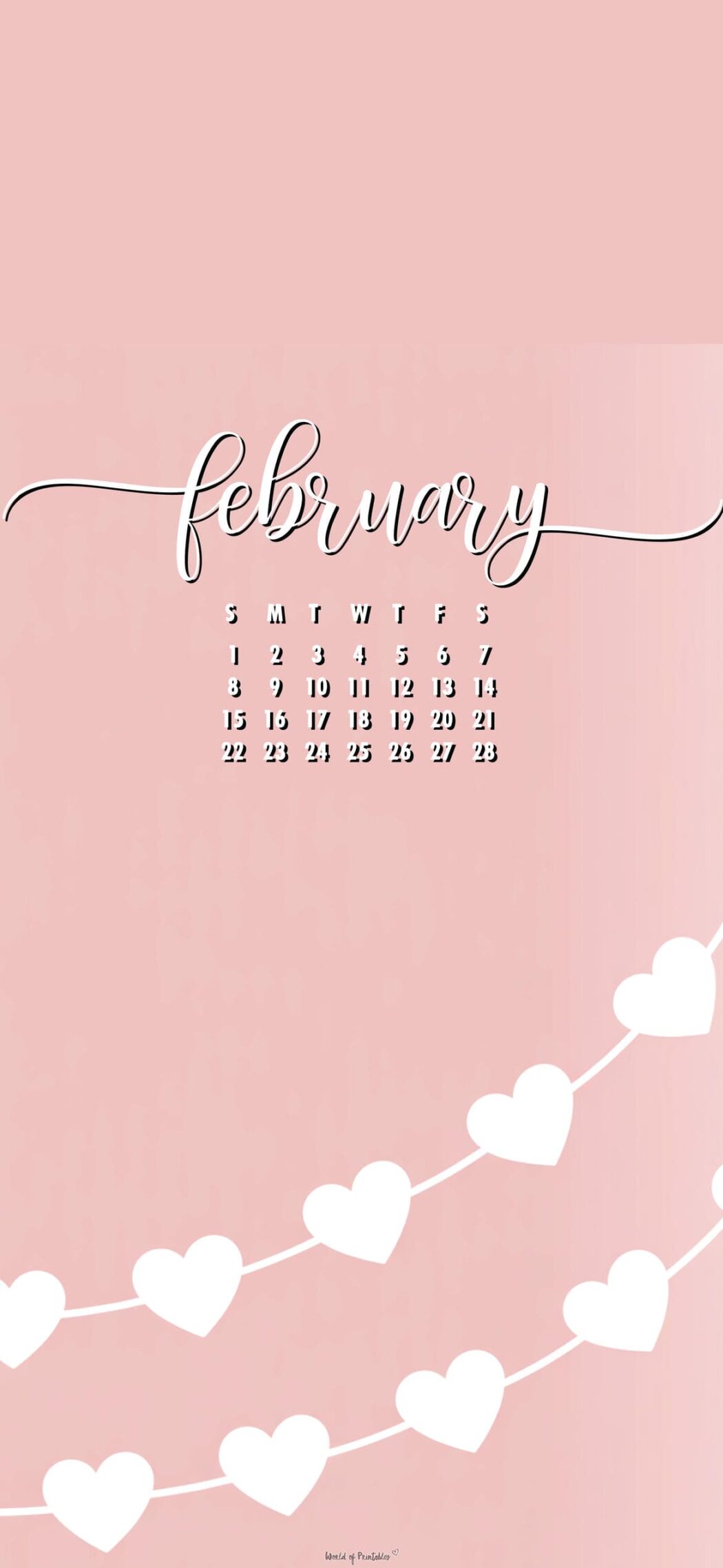 Free Monthly Calendar Wallpapers for Phone and Desktop - World of ...