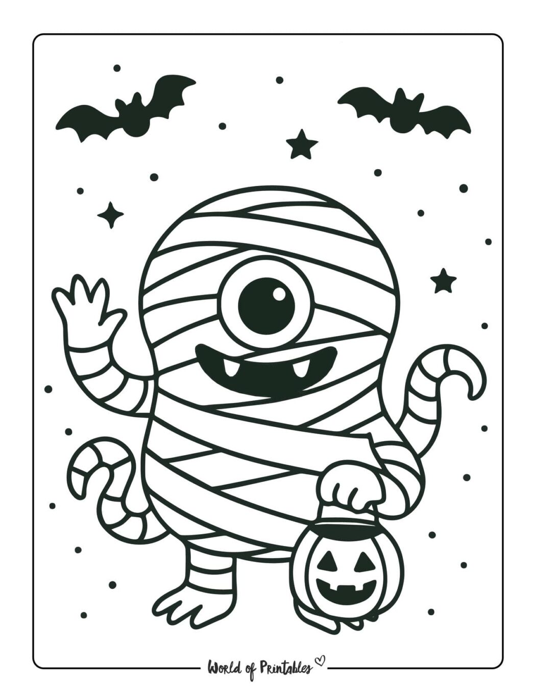 30 Free Monster Coloring Pages (Cute, Fun & Easy for Kids) - World of ...