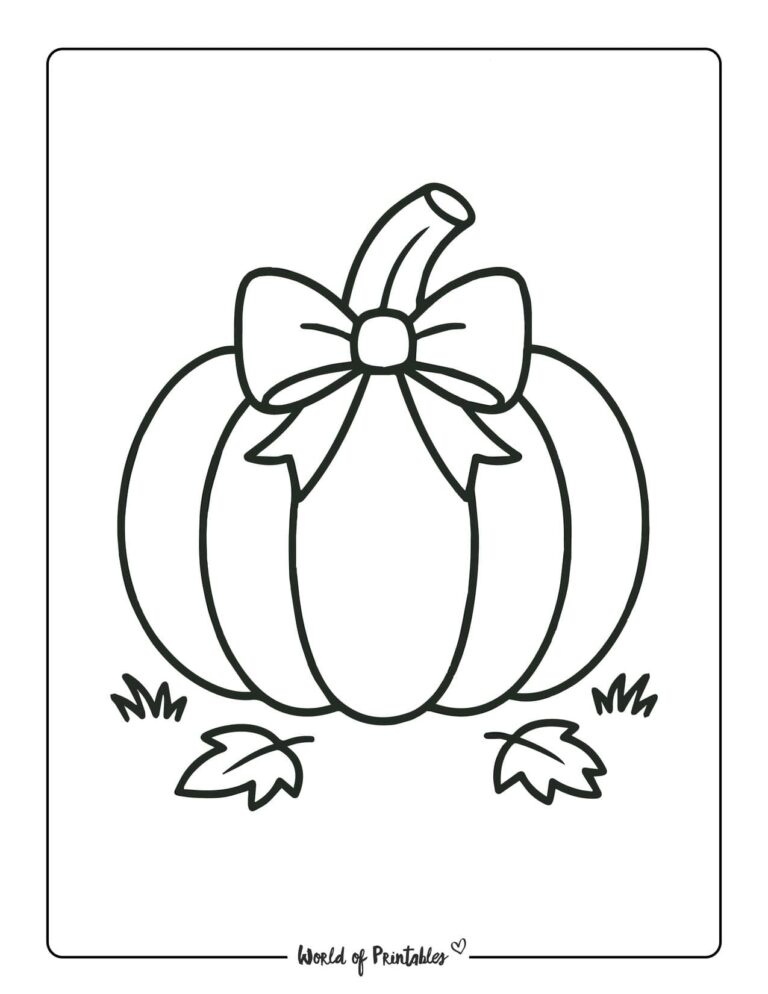 70+ Free Pumpkin Coloring Pages for Kids & Adults (PDF Printables ...
