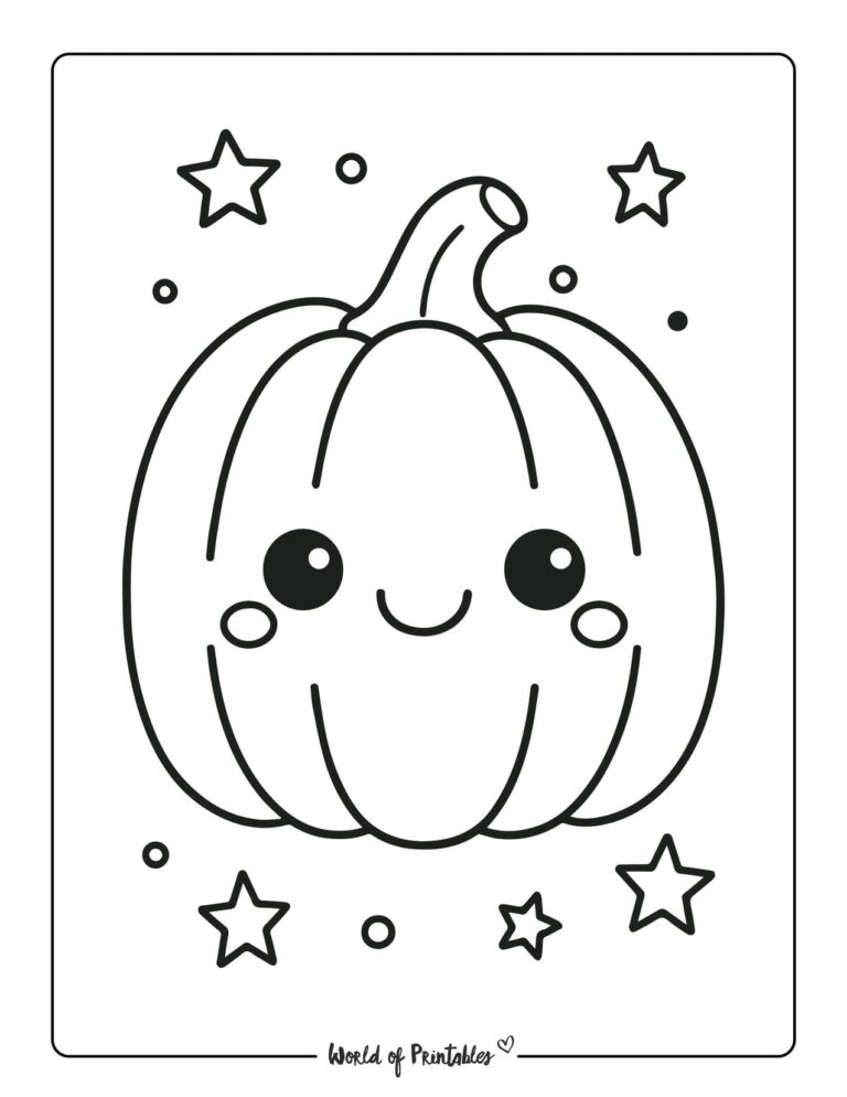 70+ Free Pumpkin Coloring Pages for Kids & Adults (PDF Printables ...