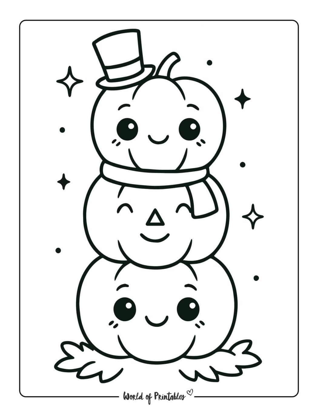 70+ Free Pumpkin Coloring Pages for Kids & Adults (PDF Printables ...
