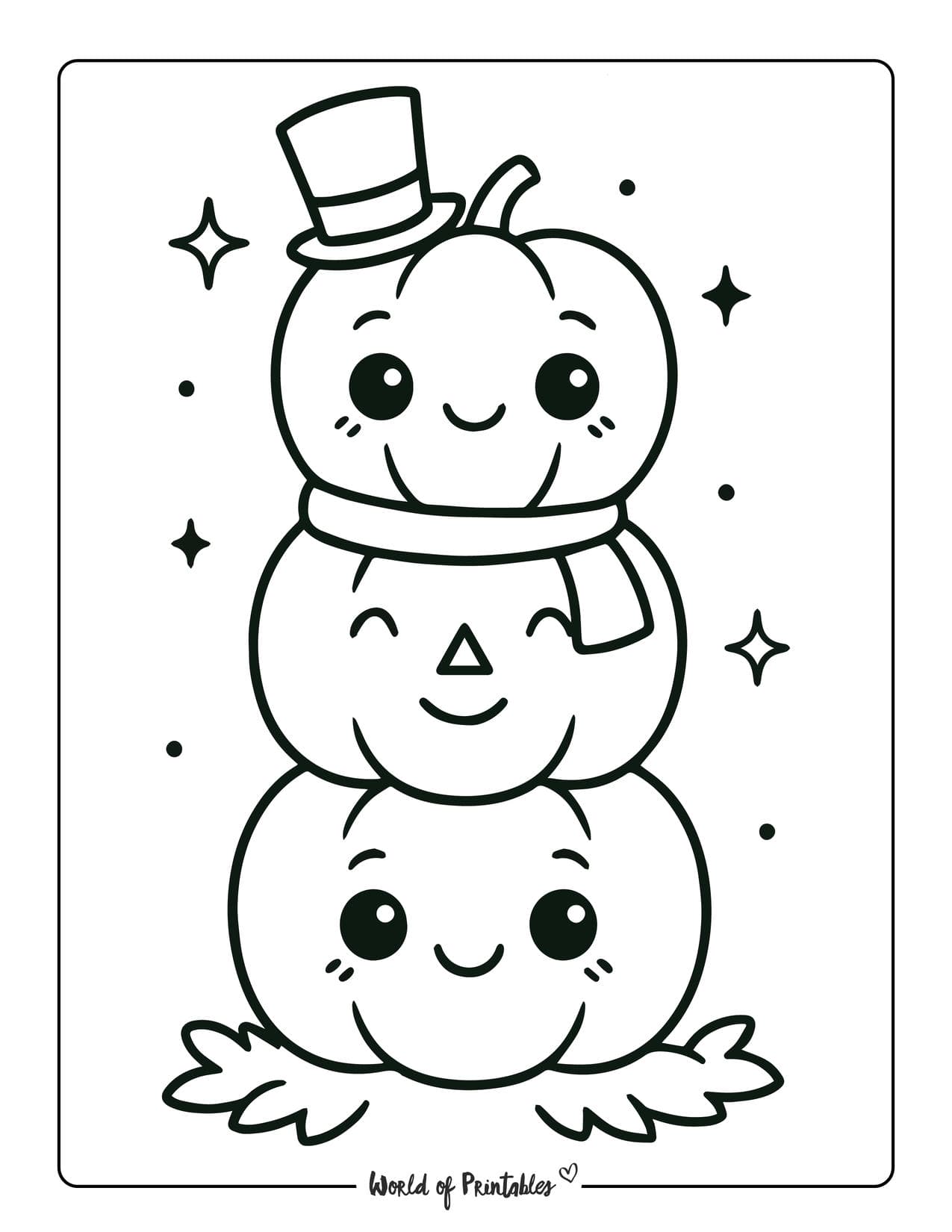 70+ Free Pumpkin Coloring Pages for Kids & Adults (PDF Printables ...