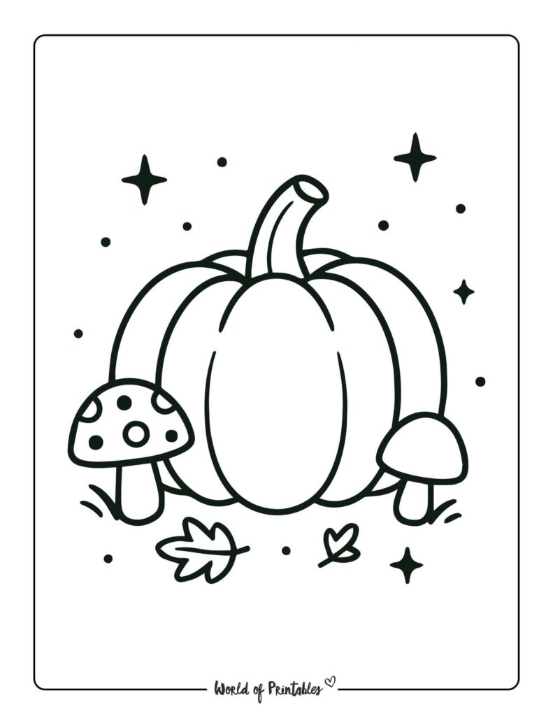 70+ Free Pumpkin Coloring Pages for Kids & Adults (PDF Printables ...