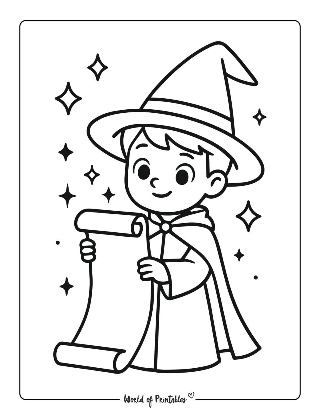 Free Witch Coloring Pages - 76 Printables for Kids, Traditional & Teens ...